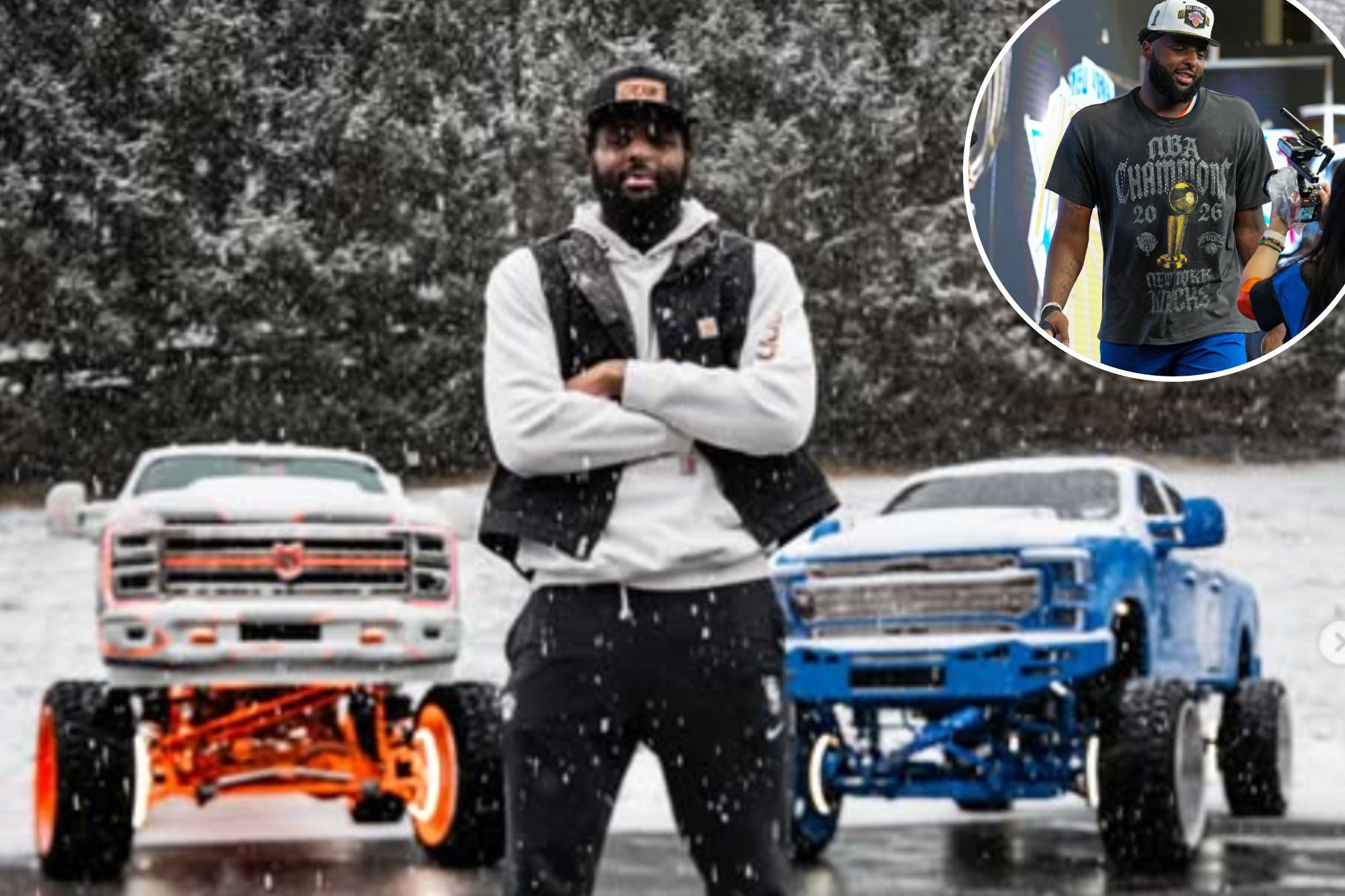 Mitchell Robinson to show out in custom truck during Knicks ...