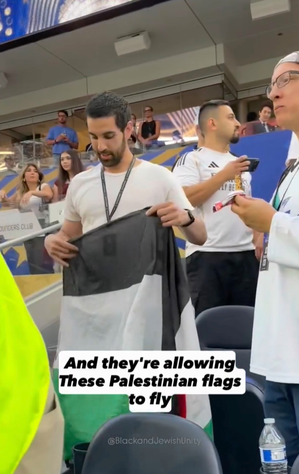 Moment Israeli flag-waving fan ejected from World Cup game — as ...
