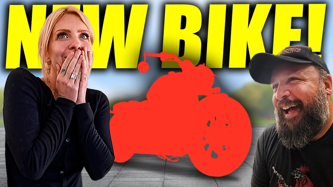 Unveiling my new Indian motorcycle for the first time!