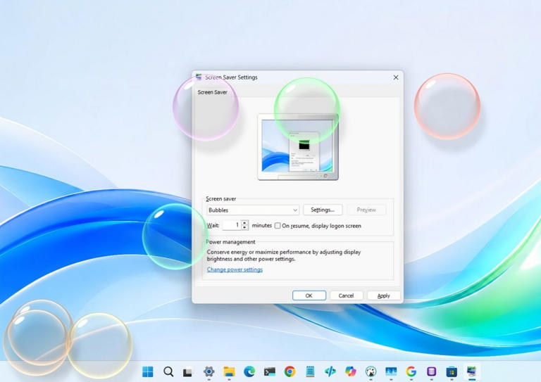 Why Windows 11 still ships with legacy screensaver options