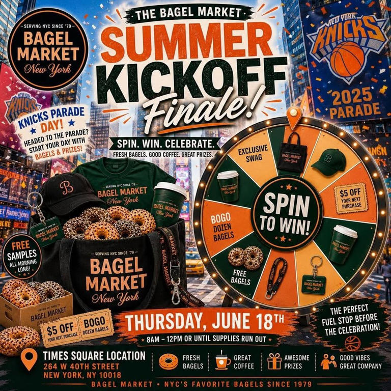 The Bagel Market summer kickoff finale, NYC
