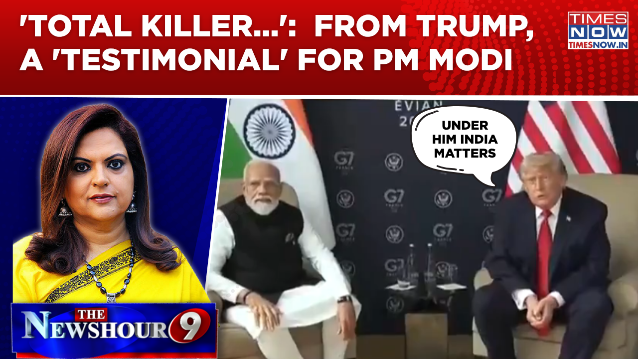 From Trump, a 'testimonial' for Modi; 'total killer...' | 'Surrender ...