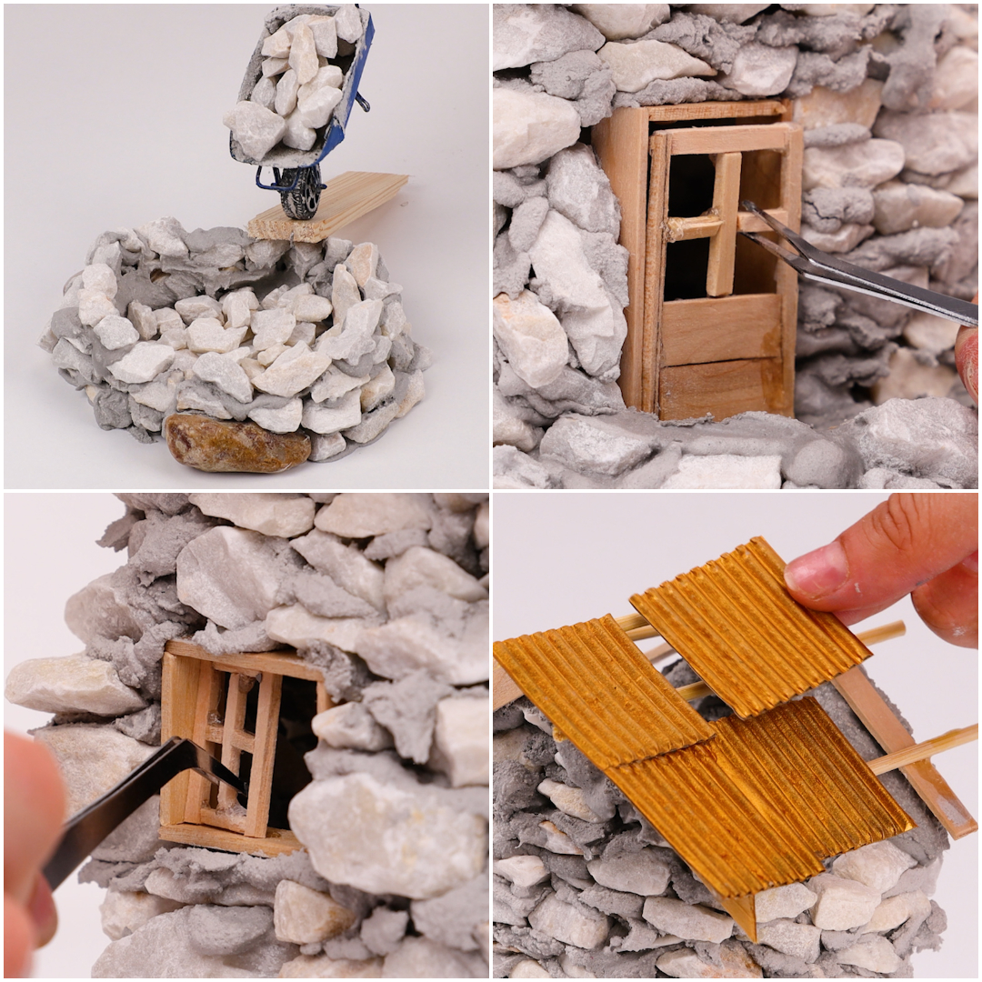 Creando una acogedora casita en miniatura desde cero