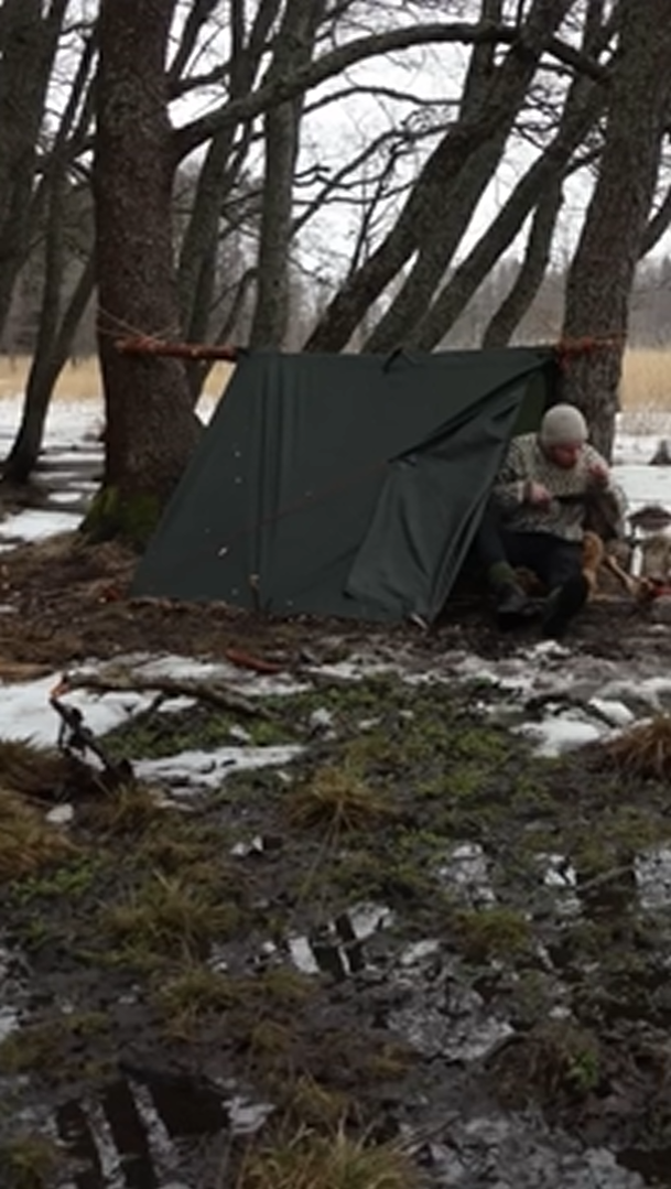 How this snow camping journey ends in frozen wetlands survival