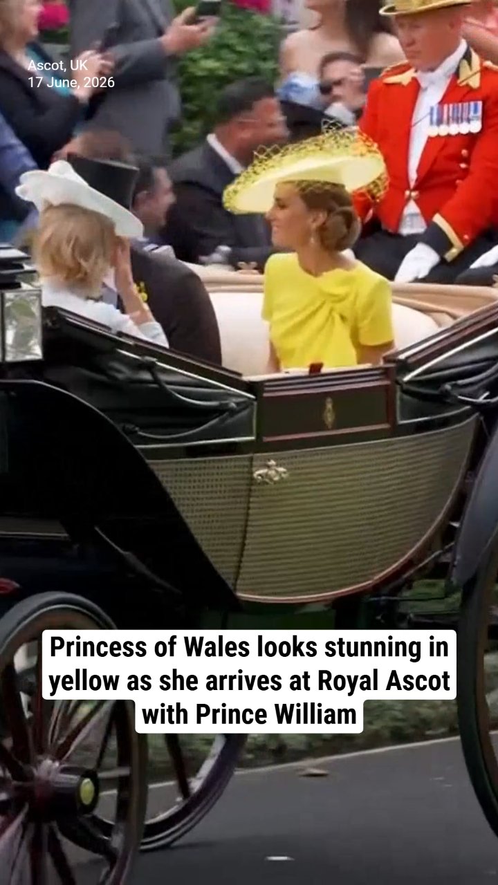 Princess of Wales looks stunning in yellow as she arrives at Royal ...