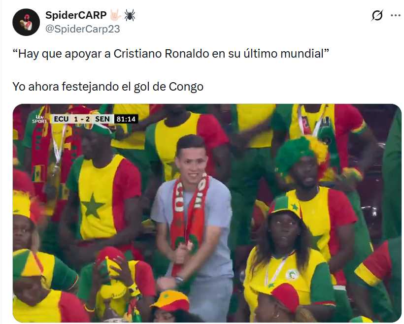 Portugal no pudo con RD Congo y los memes no tienen piedad