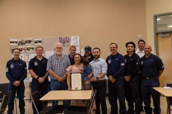 Glendale fire spotlights woman who saved girl after near-drowning