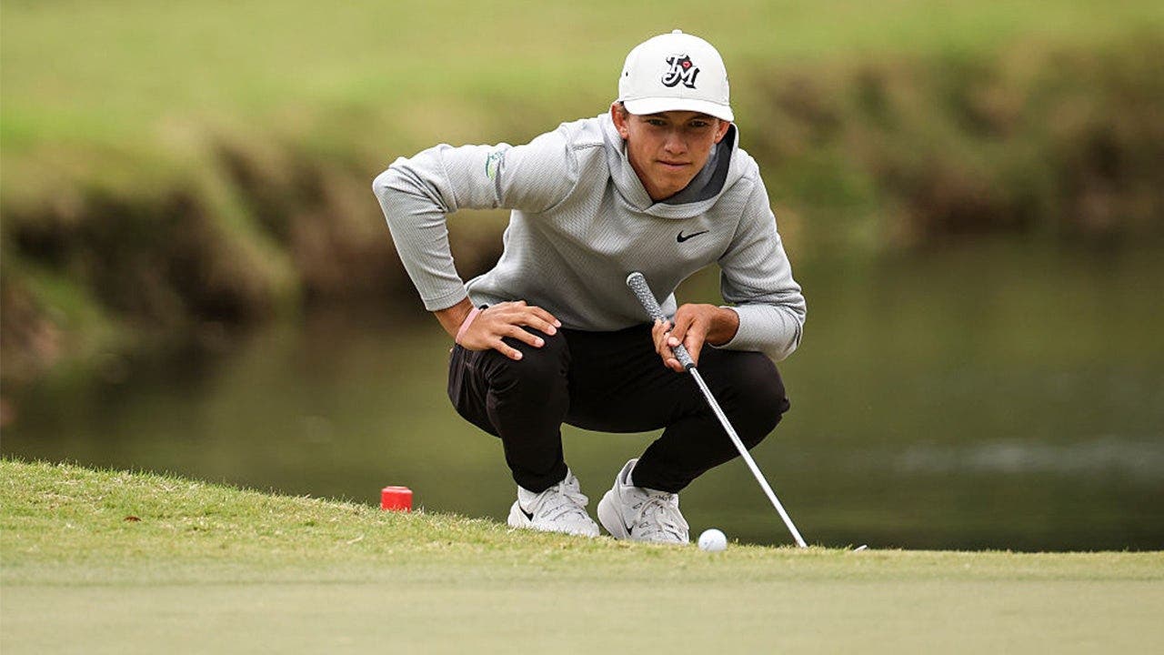 Teenage phenom Miles Russell makes entire golf world feel old with eye ...