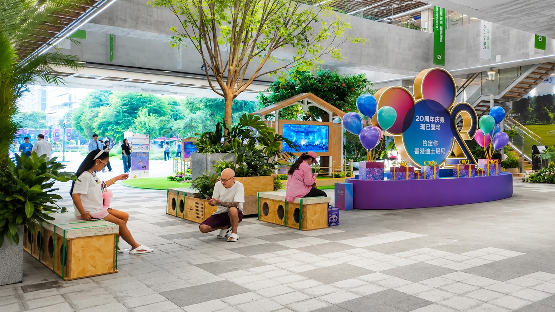 China’s indoor garden plaza with a Disney-style surprise