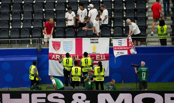 England fans forced to remove St George's Cross flags from World Cup ...