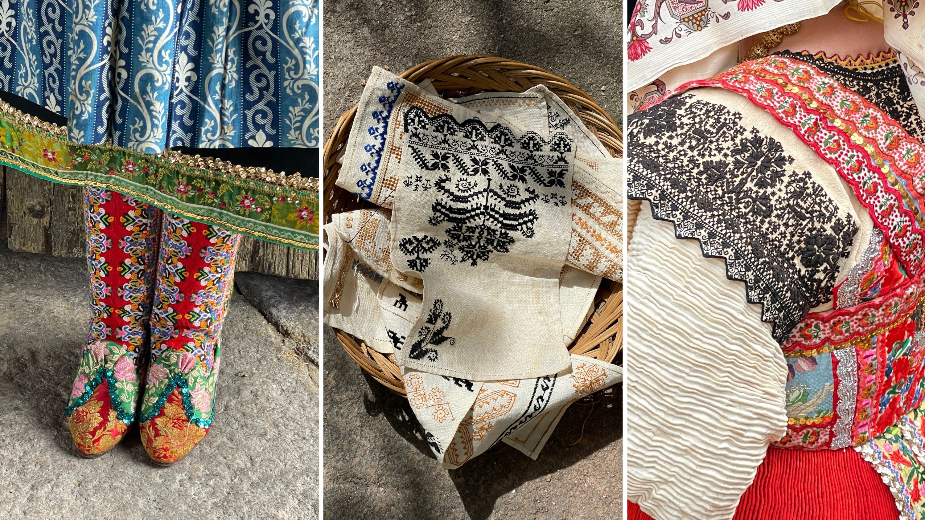 For one day a year, Spain's most celebrated sewn craft is on display