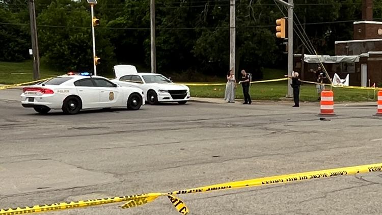 Woman in critical condition after being hit by dump truck on Indy’s ...