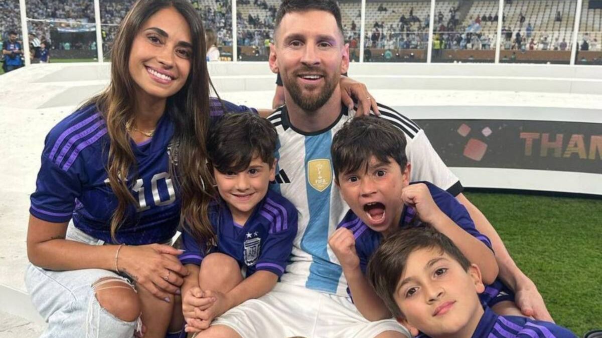 La foto de los hijos de Messi que hizo emocionar a todos: así crecieron ...