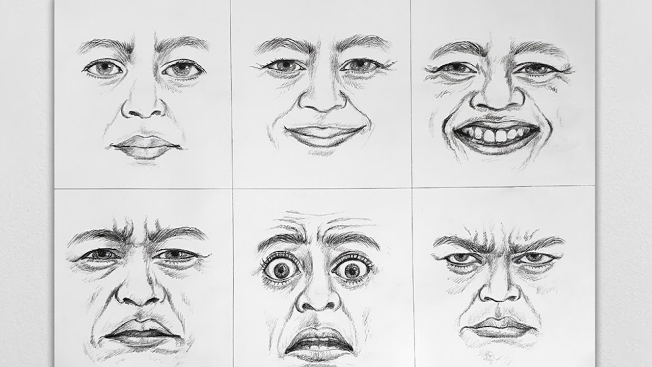 Ultimate face expression drawing tutorial for realistic emotional sketches
