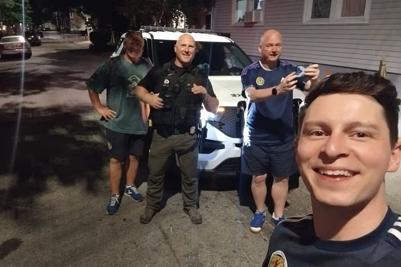 Boston cop gives Tartan Army members surprise lift home as fans praise ...
