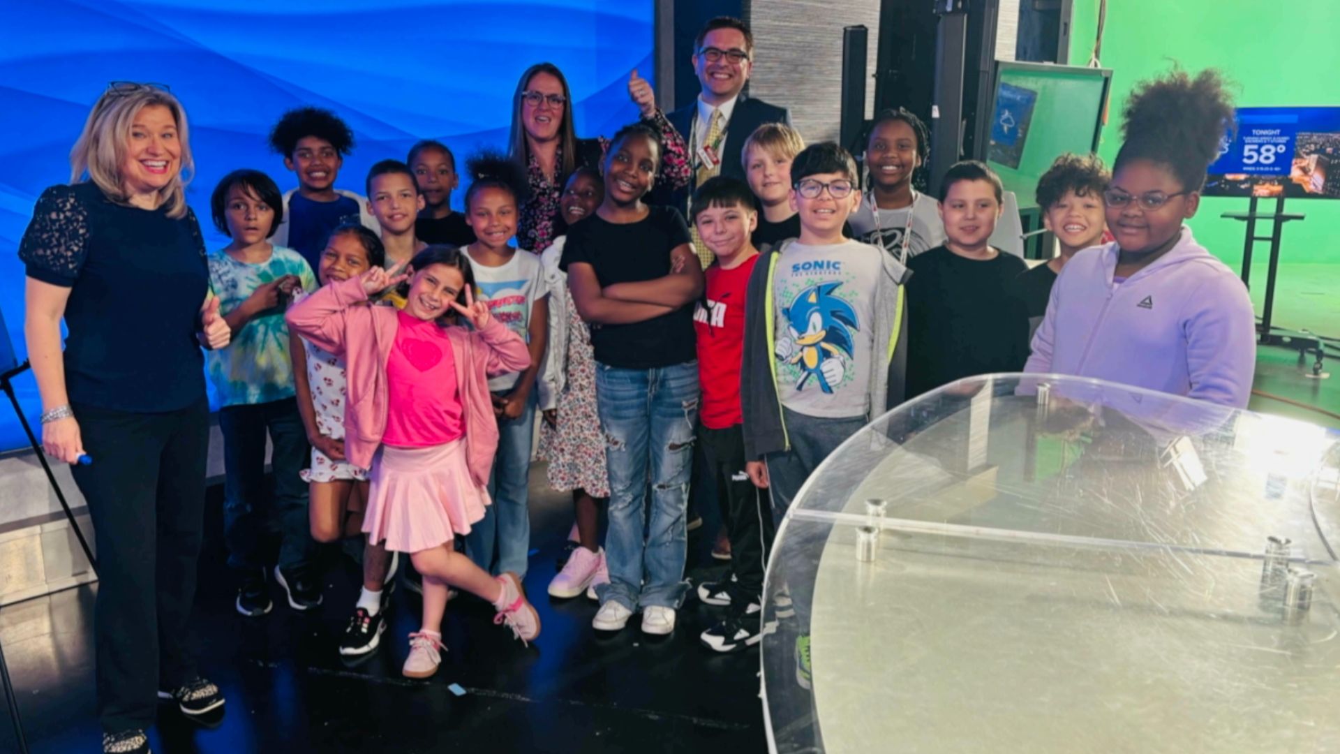 Weather in the community with Abate Elementary's third grade class