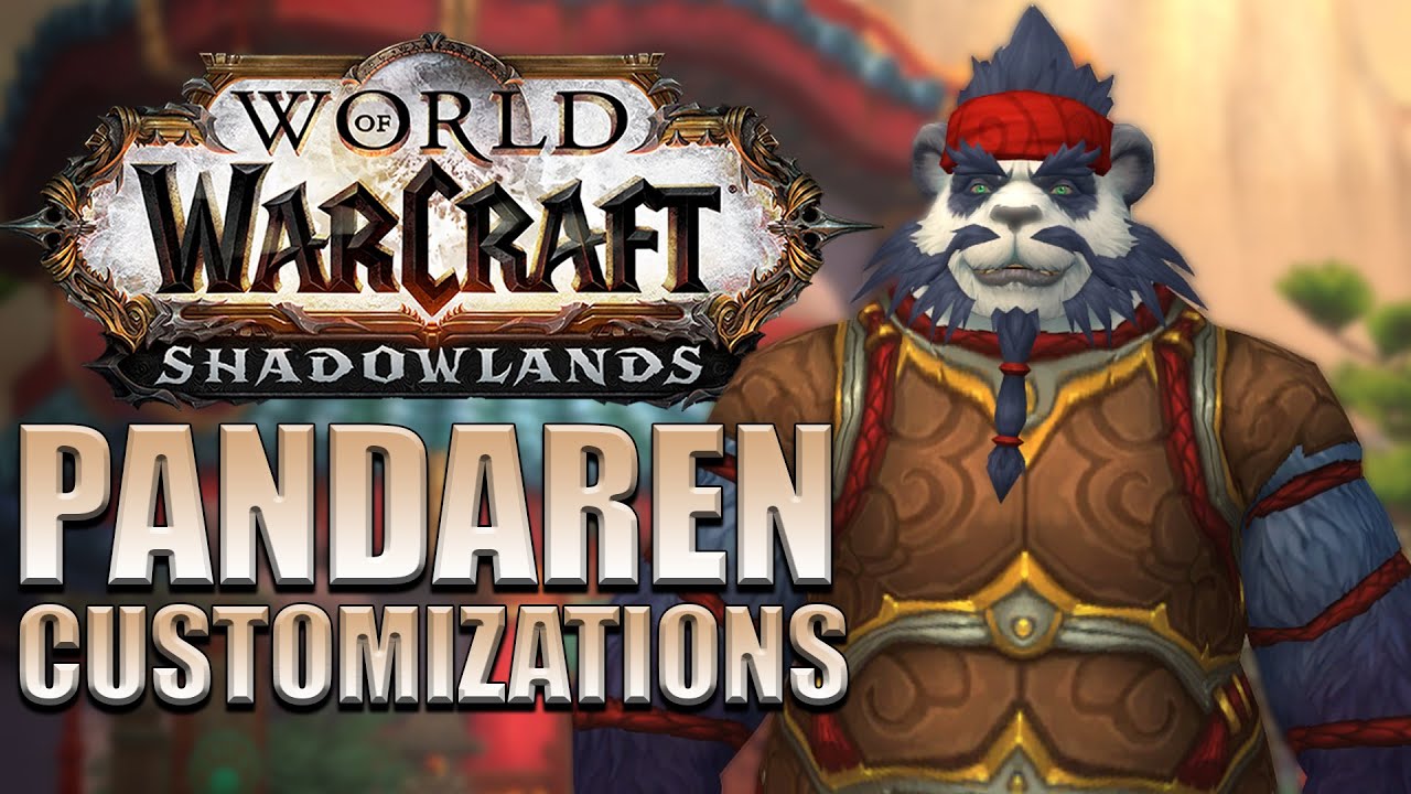 New pandaren customization options | Shadowlands alpha