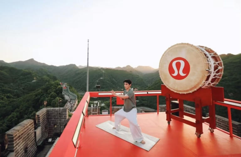 Lululemon apologizes for using Japanese drum at Great Wall of China ...