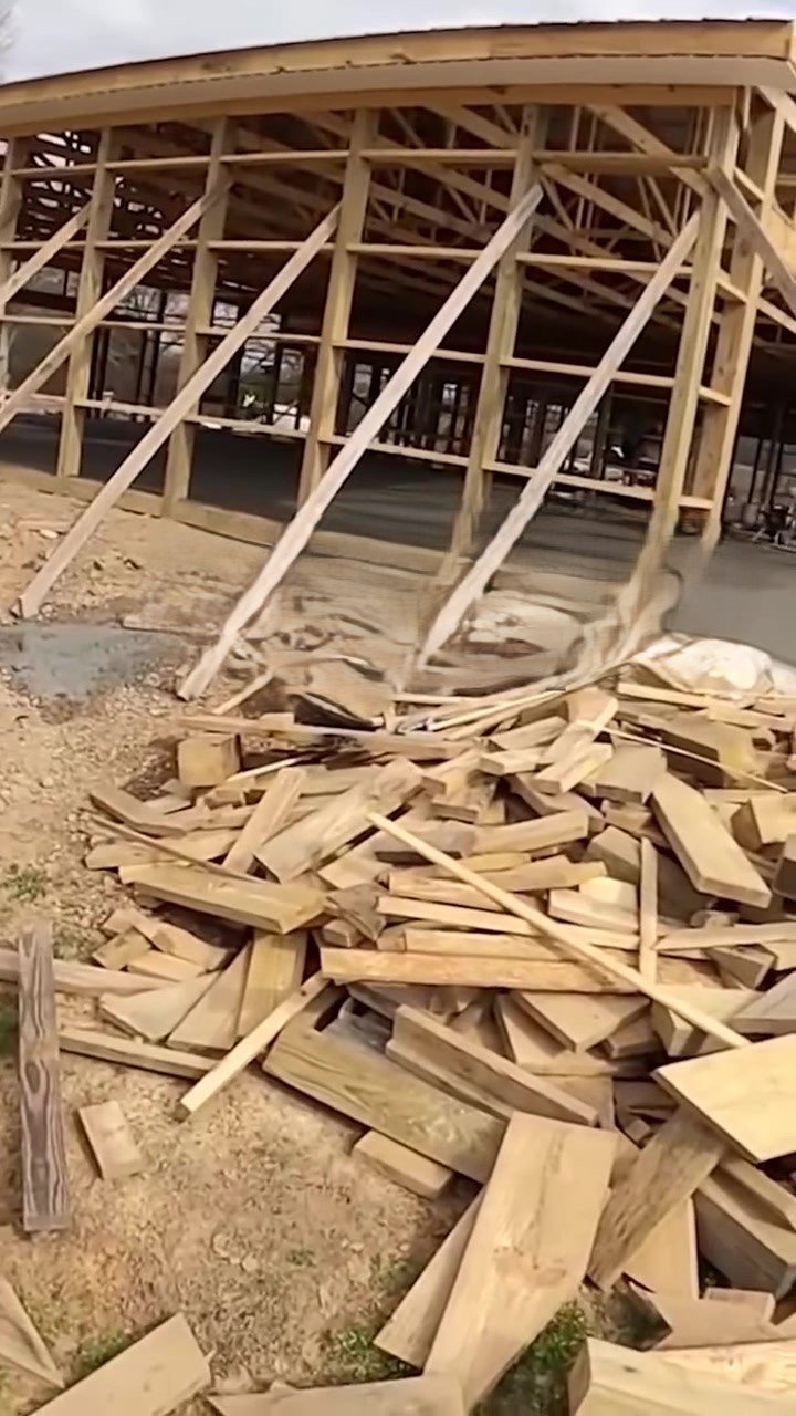 73-year-old man finishing concrete
