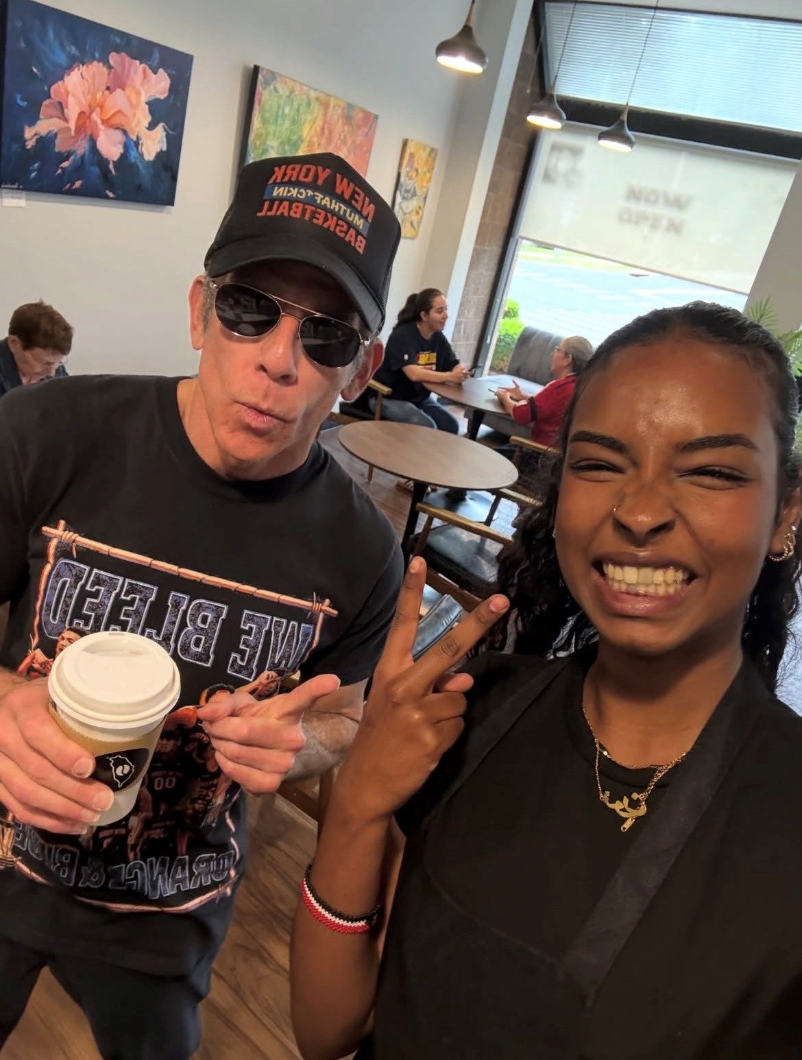 Ben Stiller spotted in Scarsdale where he stopped for coffee