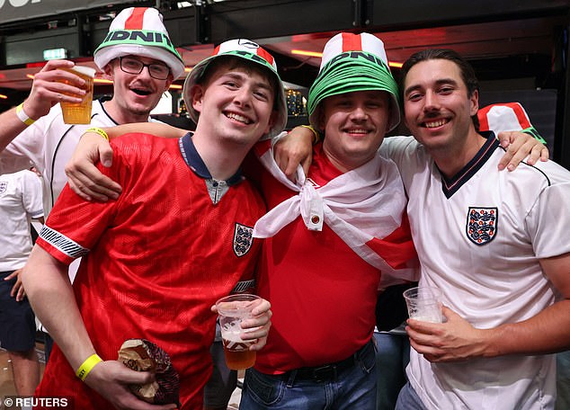 England fans flock to pubs and bars as Tuchel's men take on Croatia in ...
