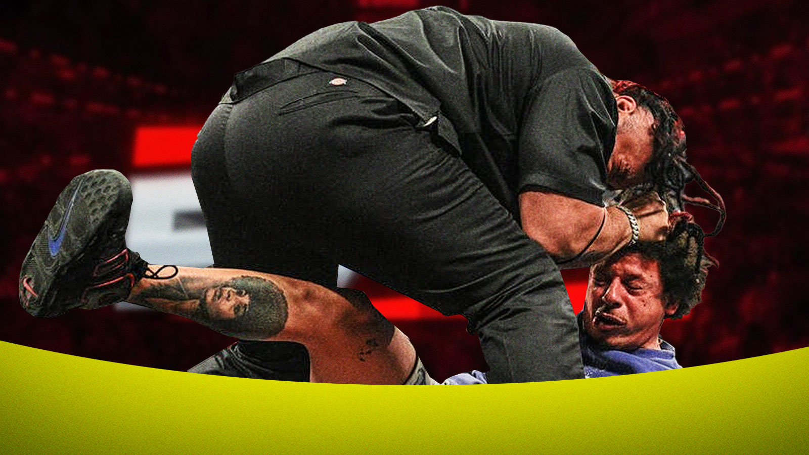The real reason Eric André was brutalized on WWE RAW