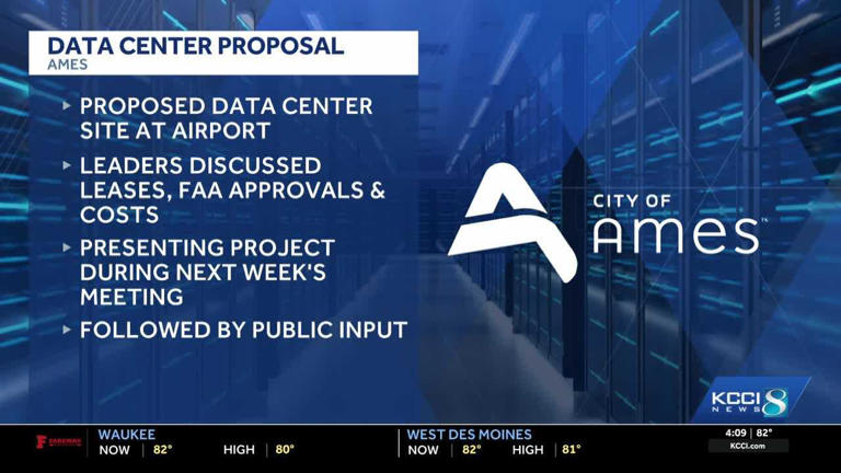 Ames officials discussing plans for data center at airport