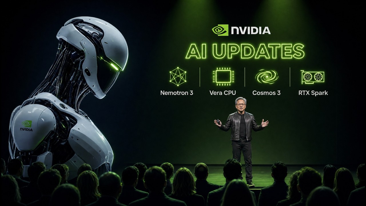 Nvidia just introduced 4 new stunning AI updates
