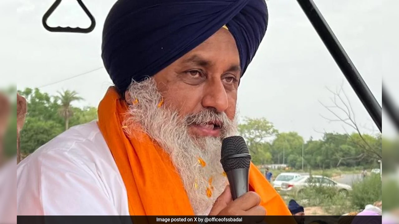 Sukhbir Badal attacks Bhagwant Mann over Akal Takht row, BJP seeks CBI ...