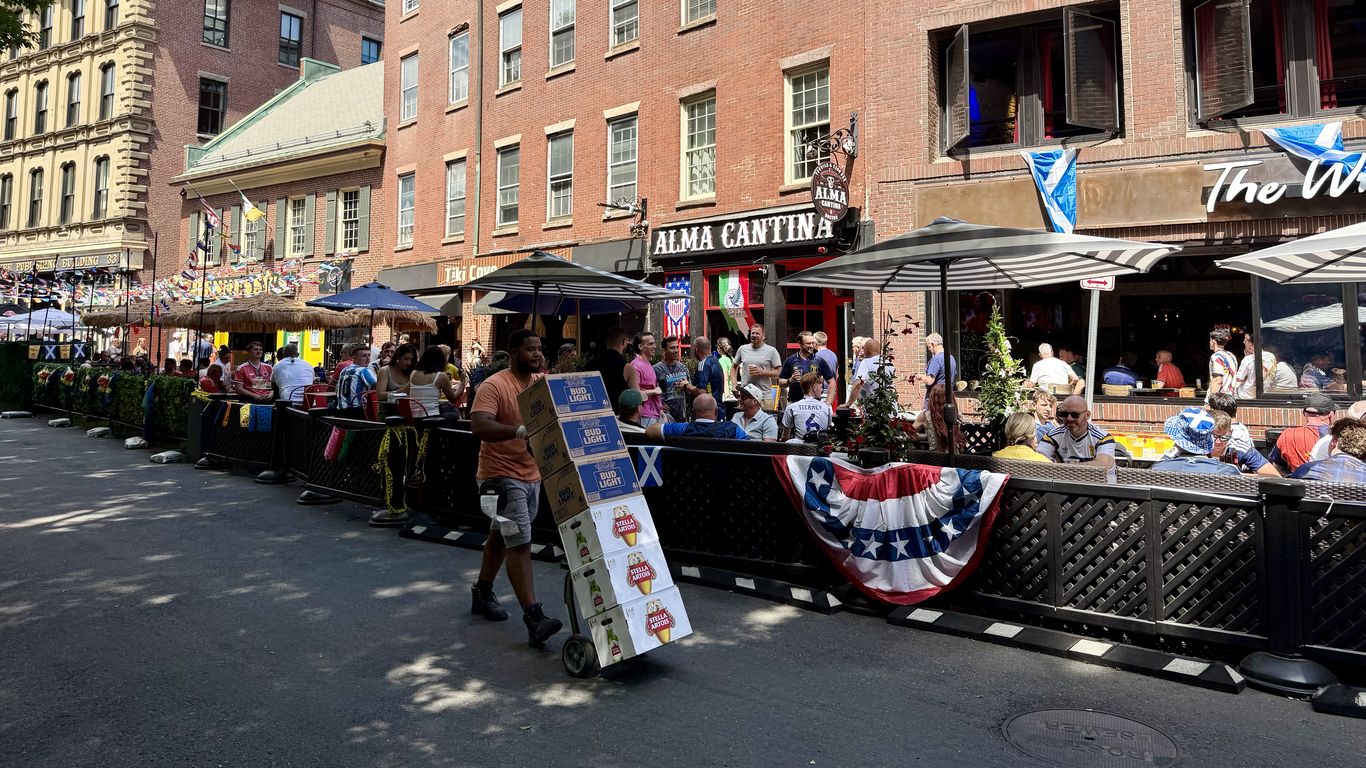Scots drink Boston bars dry during World Cup