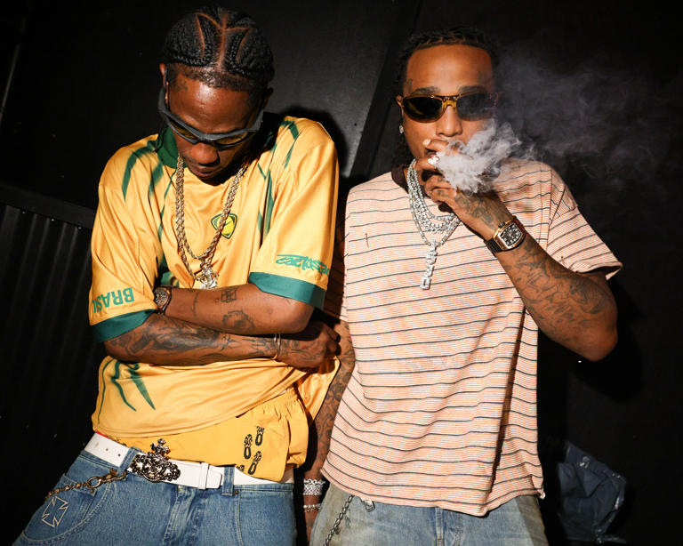 Travis Scott parties at Pacha, Cardi B dines on chicken skin with ...