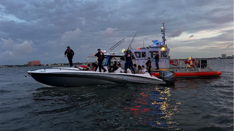 Coast Guard opens fire on boat smuggling 25 Chinese nationals near ...