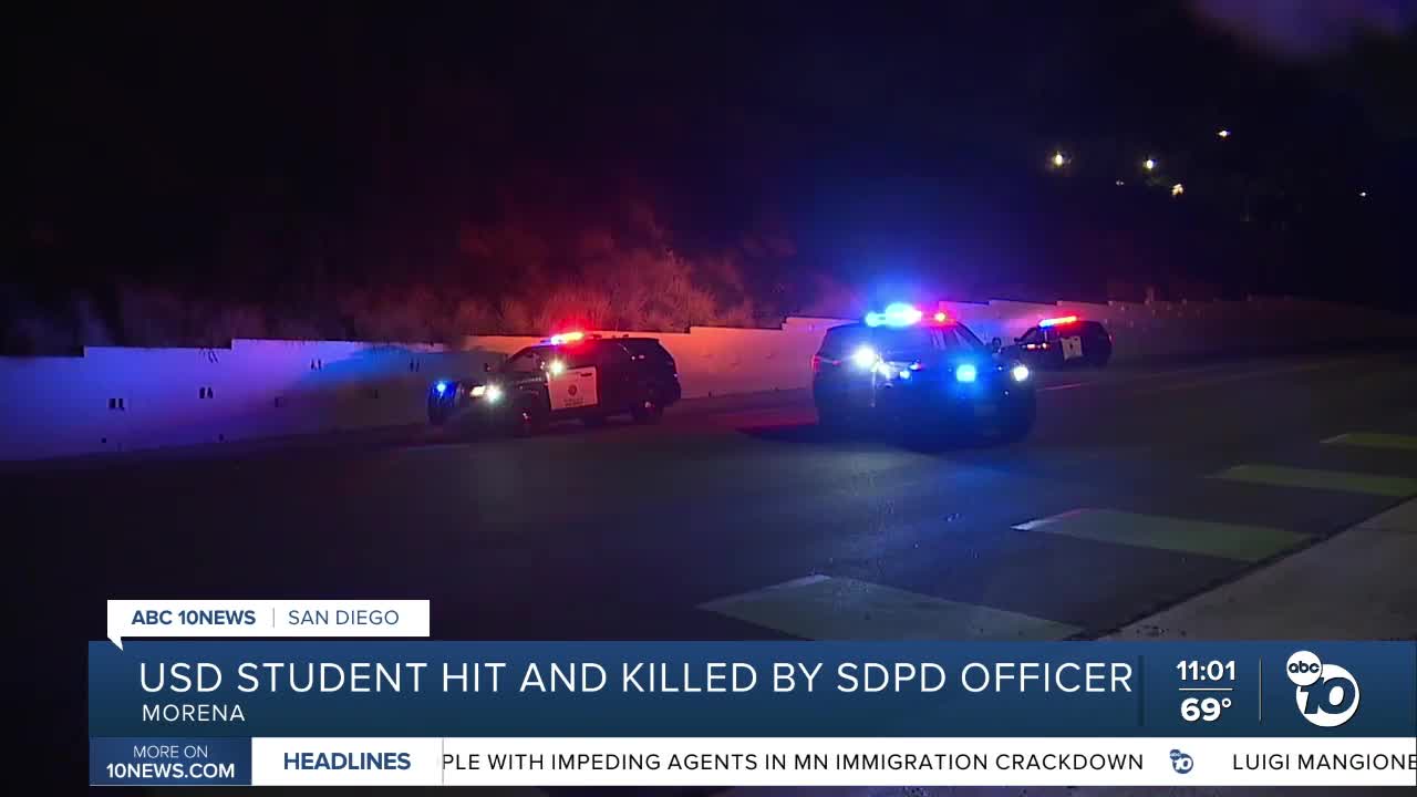 Update: University of San Diego student hit and killed by SDPD officer