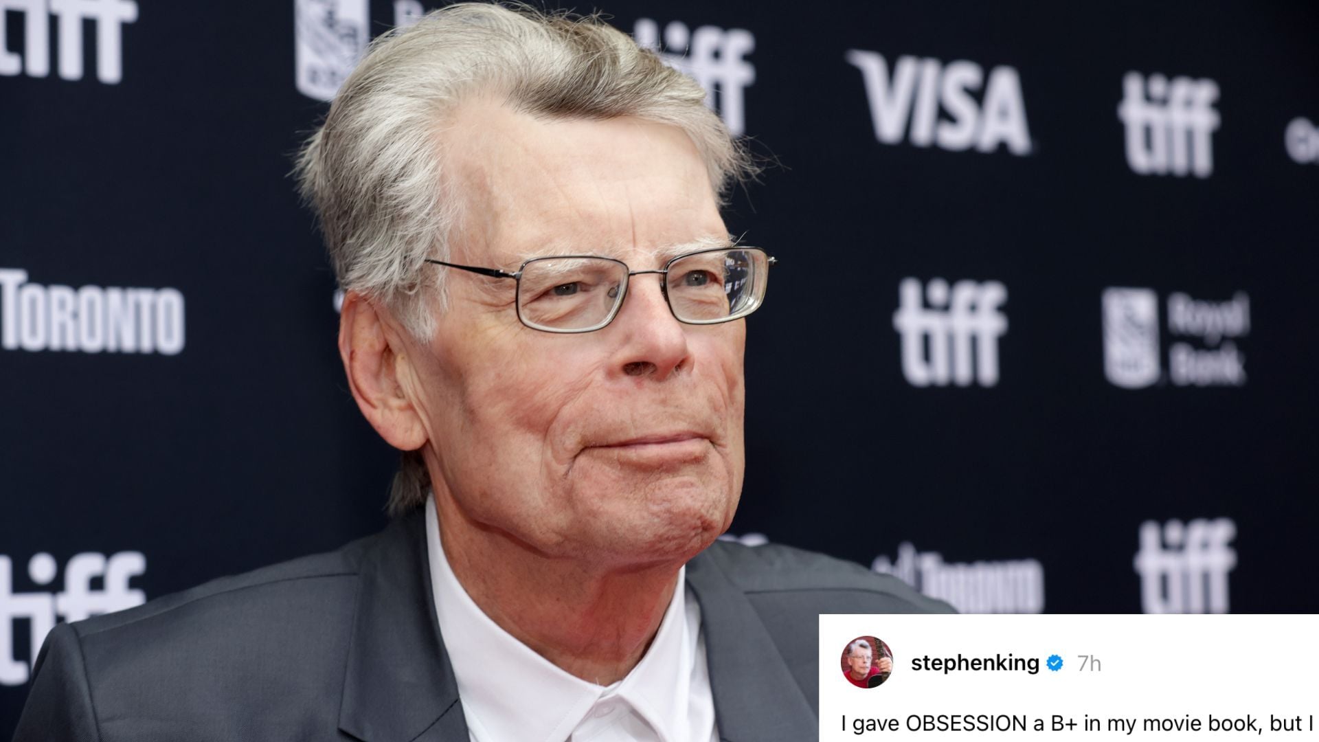 Stephen King posts his 2-line review of 'Obsession'