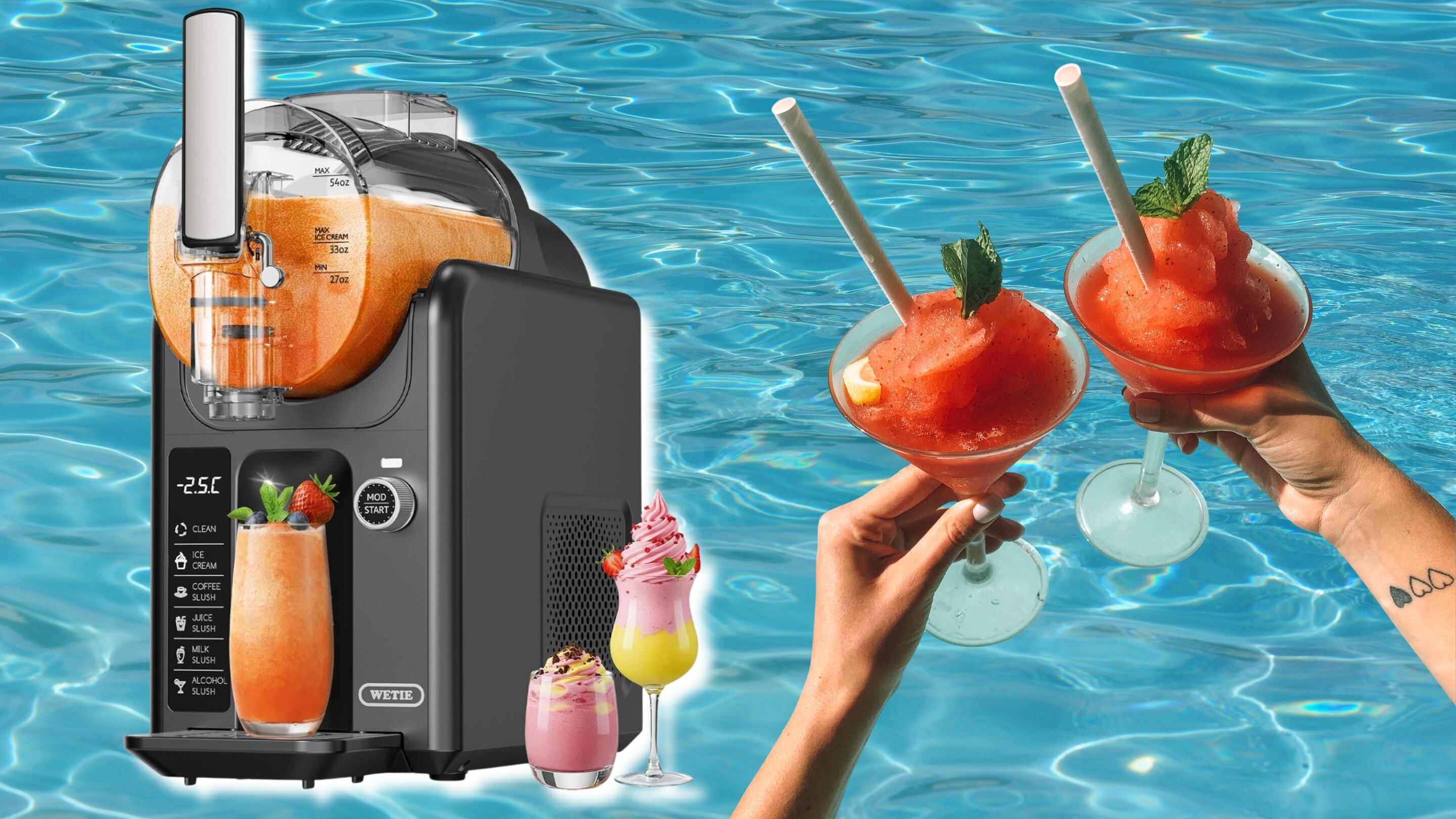 This viral-style slushie machine is on sale for $150 on Amazon