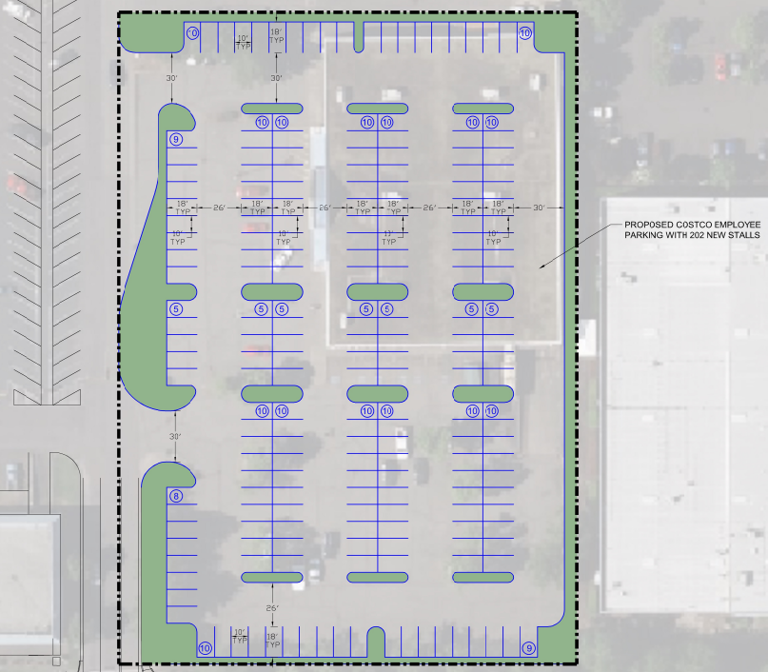 Updated Costco submits 2 plans to add parking, gas pumps in Eugene