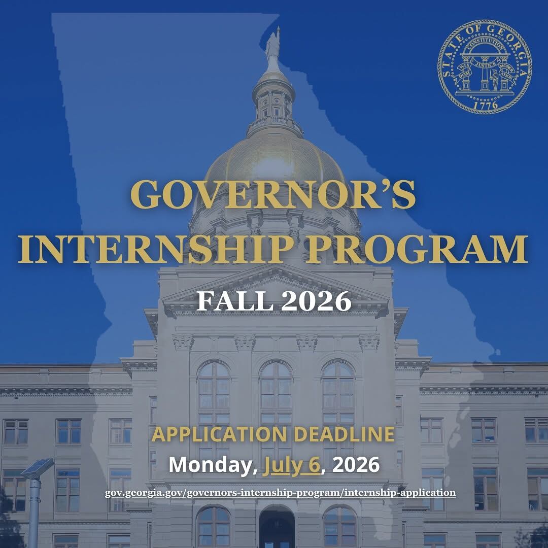 Applications open for Georgia governor’s fall 2026 internship program
