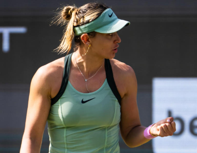 Paula Badosa gets very emotional after snapping losing streak vs. Coco ...
