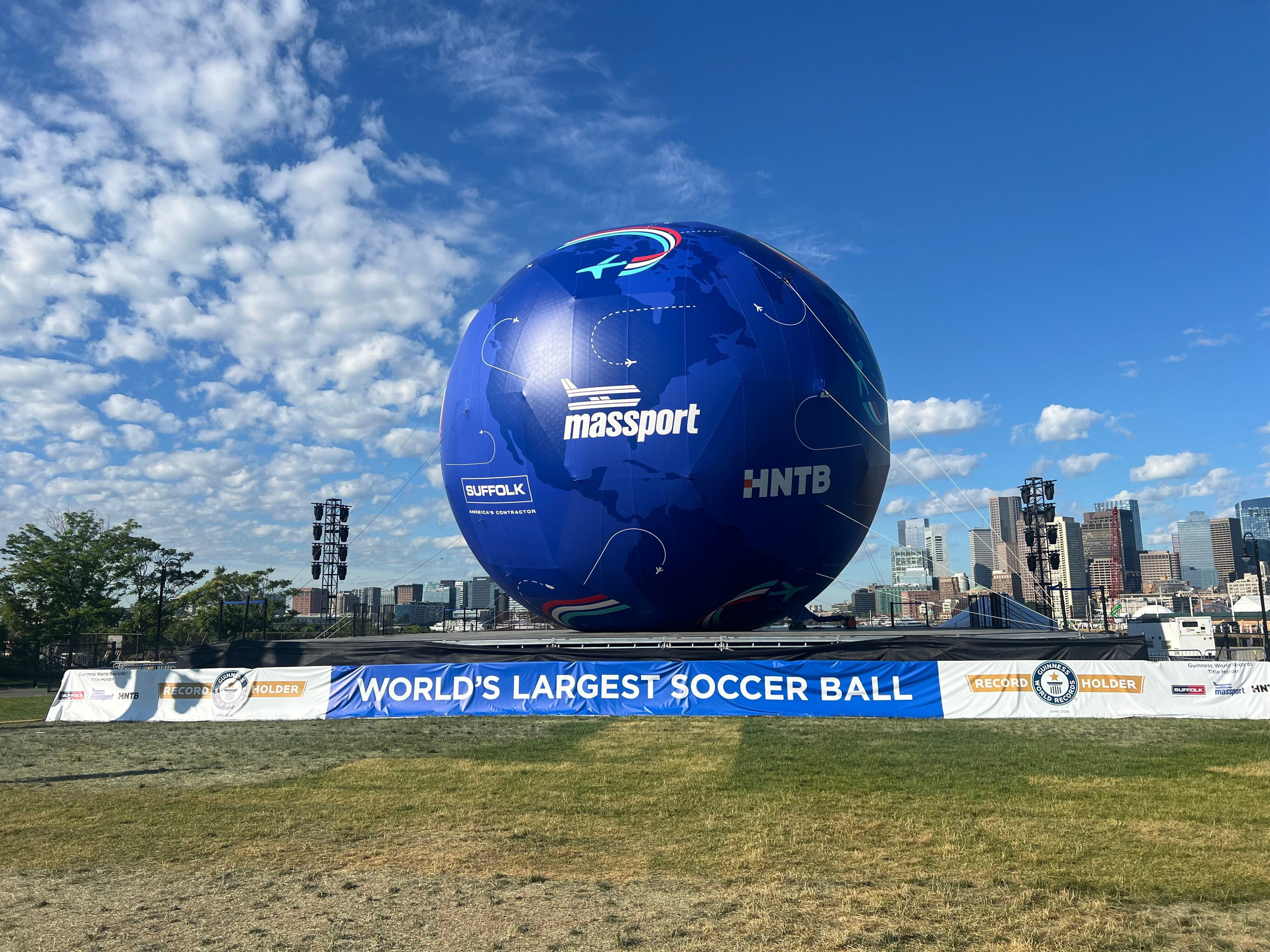 Massport breaks Guinness World Record with FIFA inspired East Boston ...