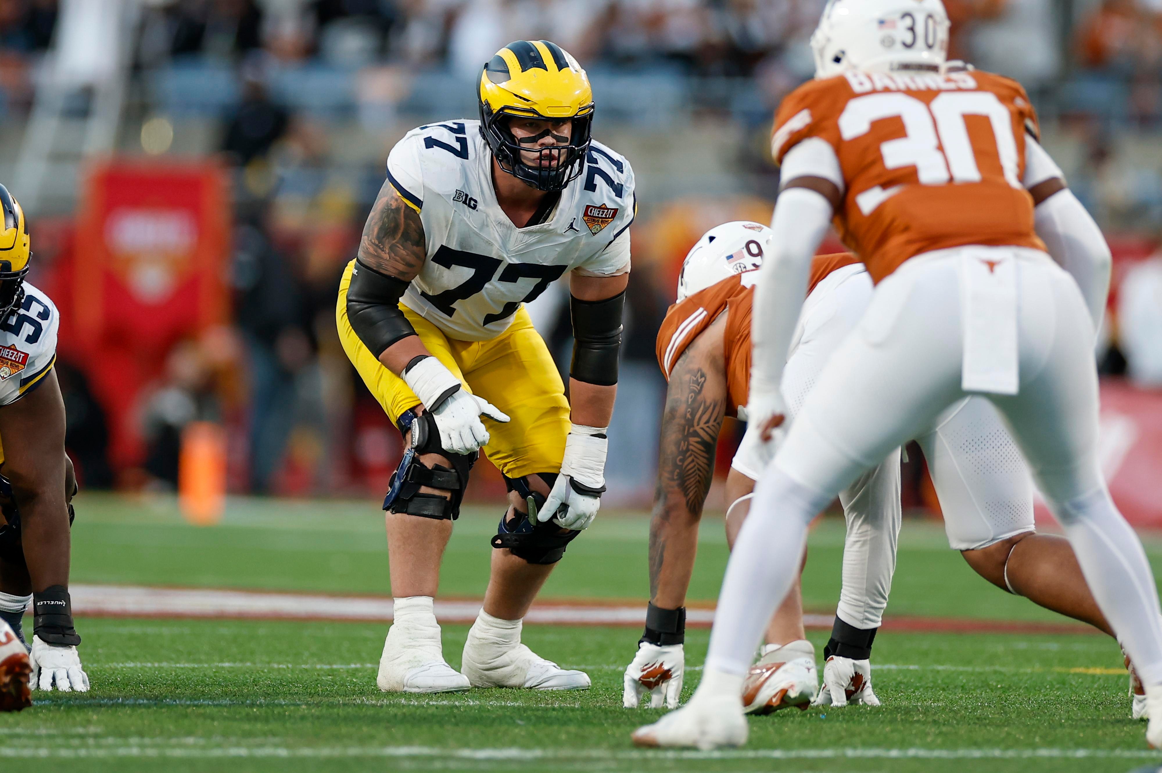 OT Blake Frazier’s path to Michigan football, outlook for 2026
