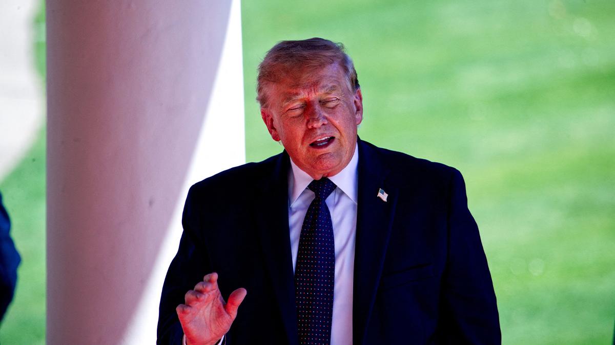 Donald Trump sports concerning new mark on his hand as health rumors swirl