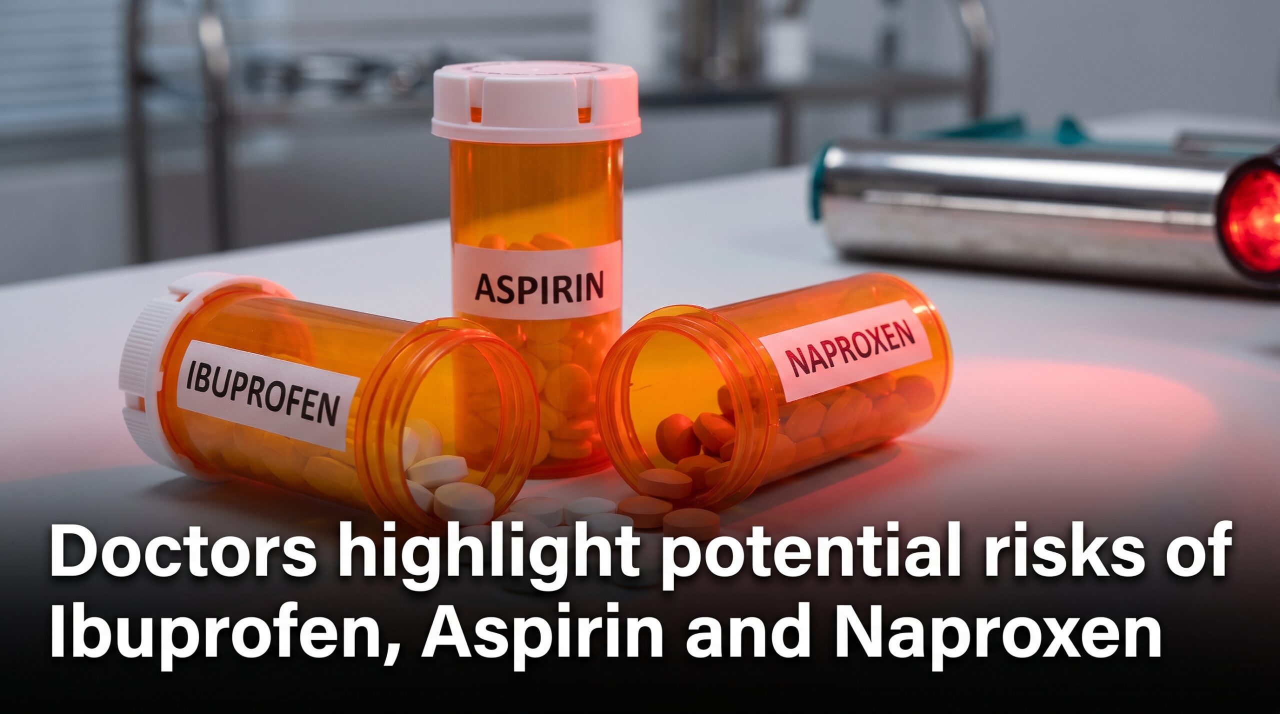 Doctors highlight potential risks of ibuprofen, aspirin and naproxen