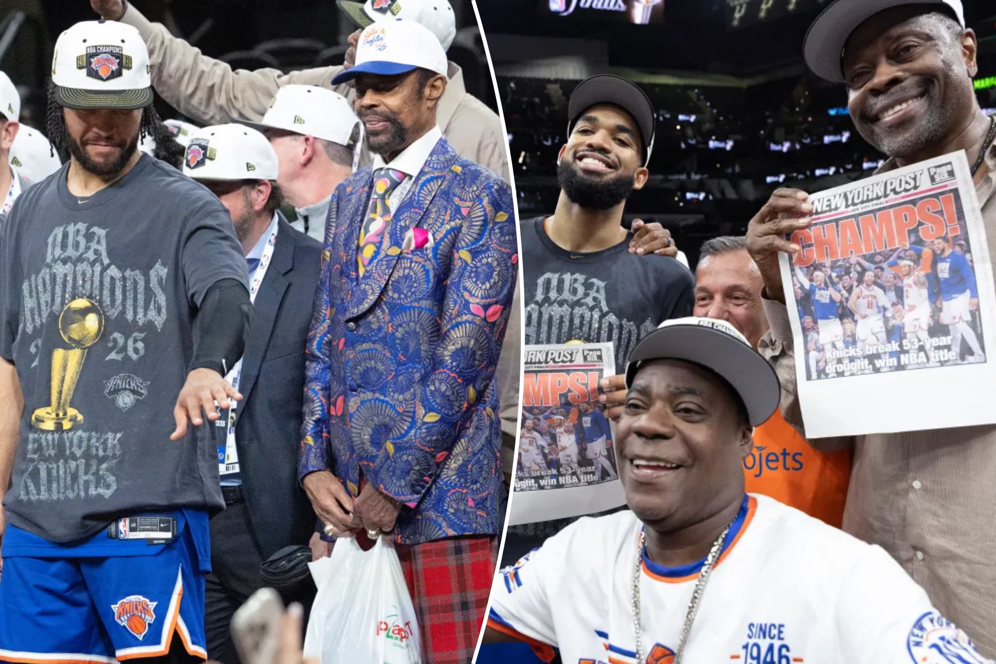 Knicks legends Walt Frazier, Patrick Ewing joining team for ...