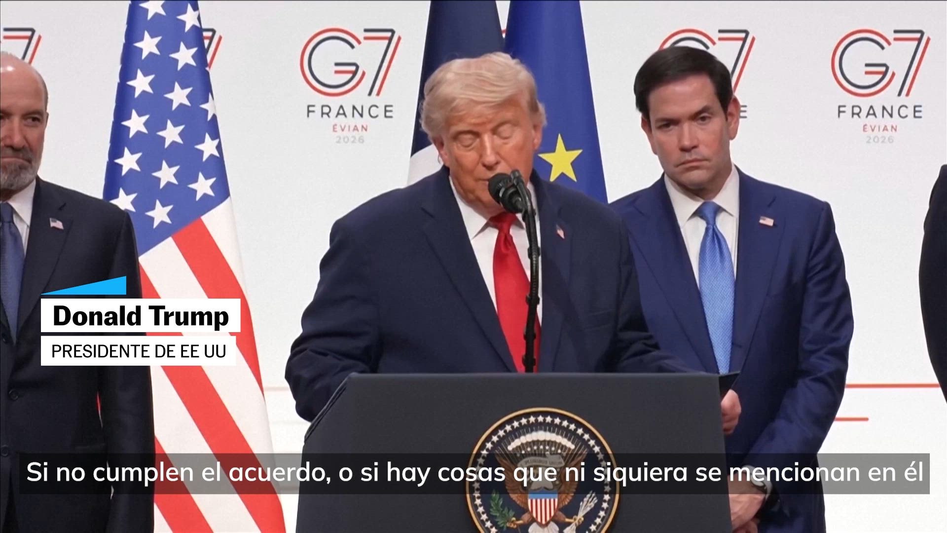 Trump sobre Irán: "Es increíble lo que pueden hacer las bombas"
