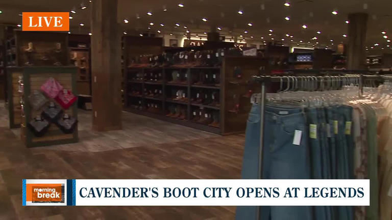 Open for business: Cavender’s Boot City opens at Legends just in time ...
