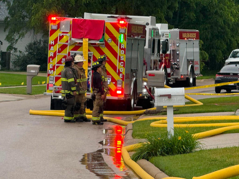Gas explosion destroys home on Gershwin Lane in Machesney Park