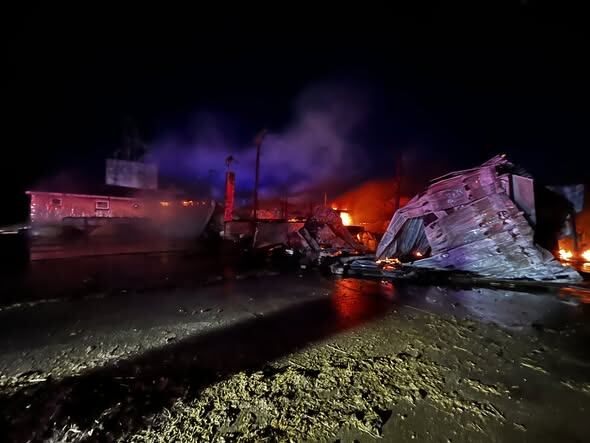 Animals reported uninjured in early-morning fire at KSU dairy unit