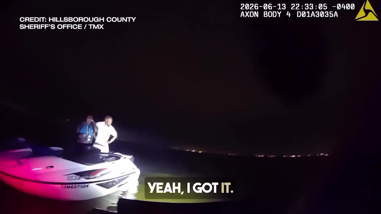 Boaters rescued after getting stuck on sandbar in Tampa Bay