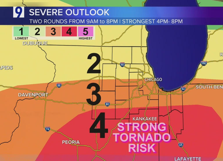 Severe weather timeline: Tracking Wednesday storm chances