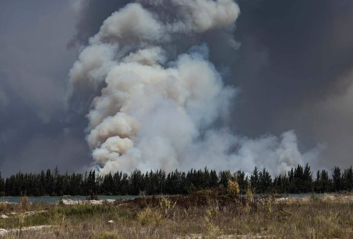 Fires in West Miami-Dade burn over 13,000 acres and shut down roads